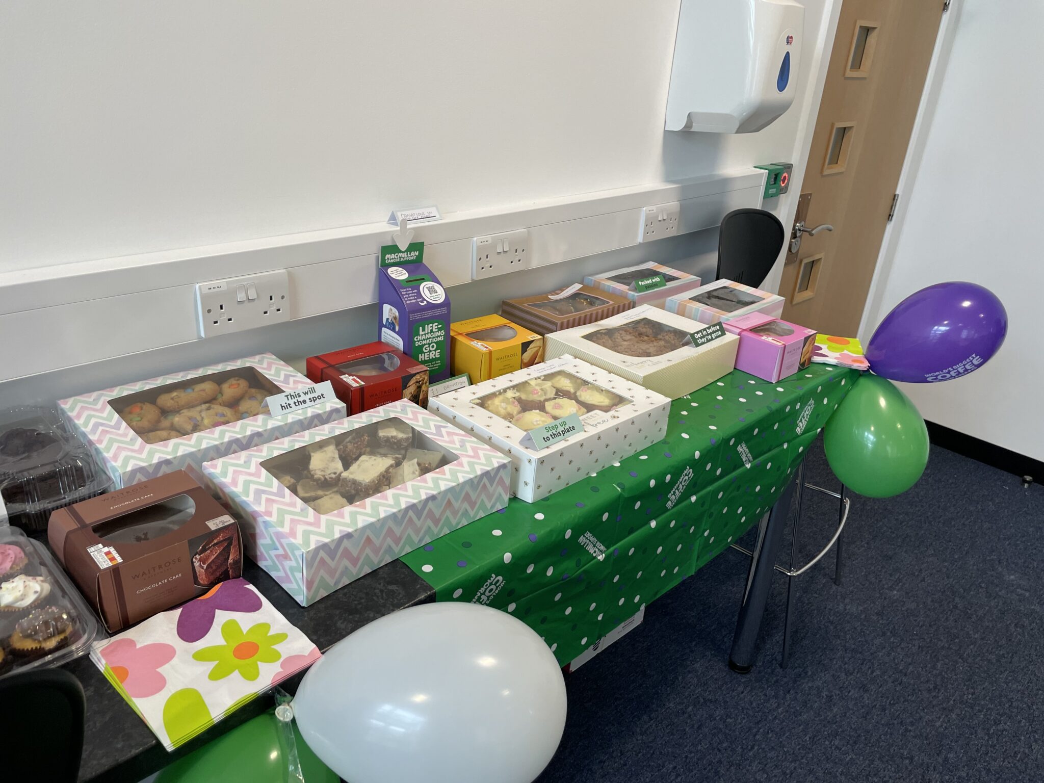 MJ Quinn Colleagues Take Part in Macmillan Coffee Morning - MJ Quinn